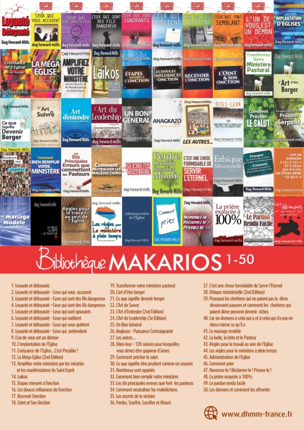 Bibliothèque Makarios100 - Ministères Dag Heward-Mills en France